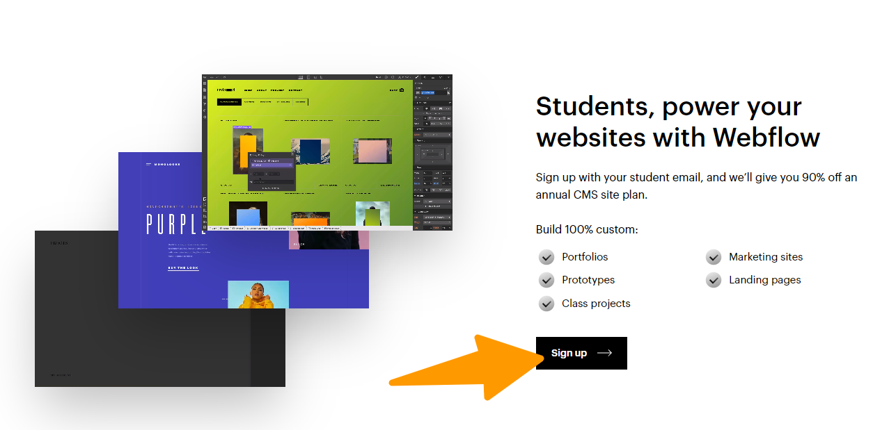 Webflow Student Discount February, 2025: 90% Off